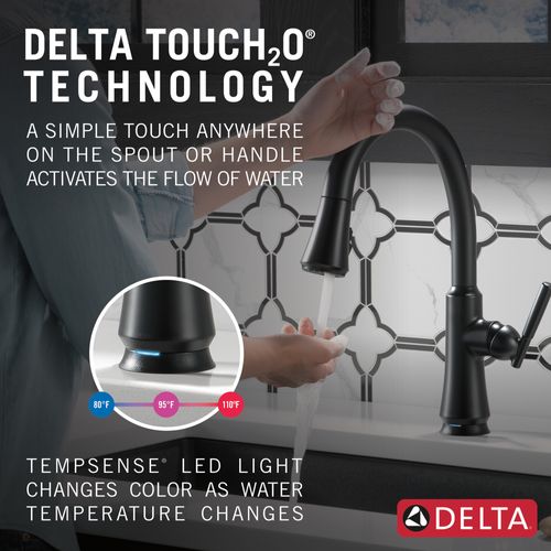 9179T-BL-DST - Delta 9179T-BL-DST - Coranto Single Handle Pull Down ...