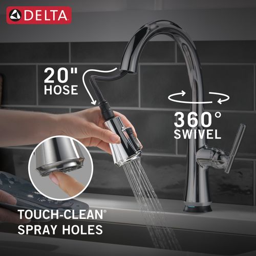 9179T-DST - Delta 9179T-DST - Coranto Single Handle Pull Down Kitchen ...