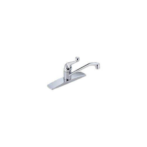100-WF10 - Delta 100-WF10 - Single Handle Kitchen Faucet 10" long - Chrome