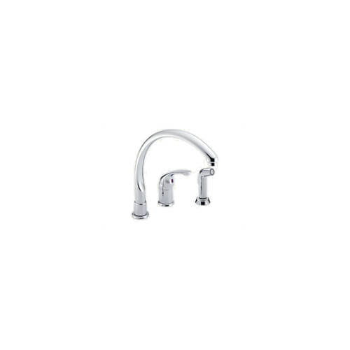 172-WF - Delta 172-WF - Single Handle Faucet with Spray - Chrome
