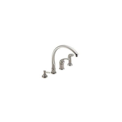 174-SSWF - Delta 174-SSWF - Single Handle Faucet with Spray & Soap ...