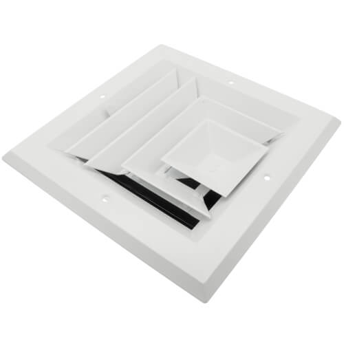 DF1W6-6 - Bluefin DF1W6-6 - 6" x 6" (Wall Opening Size) 3-Way Aluminum ...