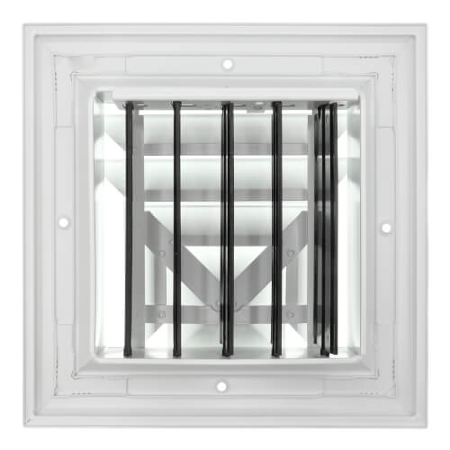 DF1W6-6 - Bluefin DF1W6-6 - 6" x 6" (Wall Opening Size) 3-Way Aluminum ...