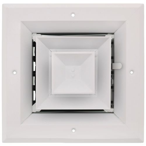 DF2W6-6 - Bluefin DF2W6-6 - 6" x 6" (Wall Opening Size) 4-Way Aluminum ...