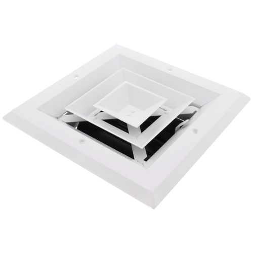 DF2W6-6 - Bluefin DF2W6-6 - 6" x 6" (Wall Opening Size) 4-Way Aluminum ...