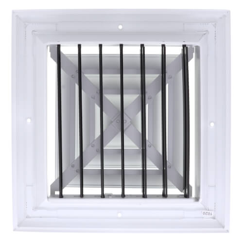 DF2W8-8 - Bluefin DF2W8-8 - 8" x 8" (Wall Opening Size) 4-Way Aluminum ...