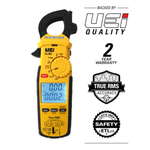 DL589COMBO - UEi Test Instruments DL589COMBO - True-RMS Dual Display ...