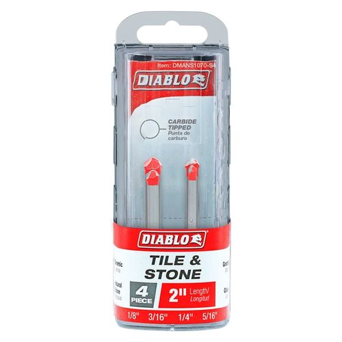 DMANS1070-S4 - Diablo Tools DMANS1070-S4 - 4 Piece Carbide-Tipped Drill ...