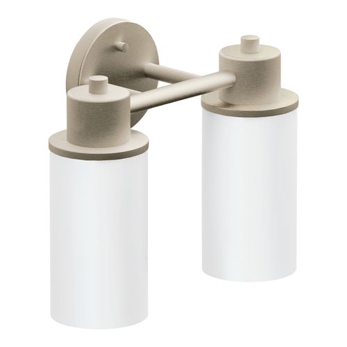 DN0762BN - Moen DN0762BN - Iso Brushed Nickel 2 Globe Bath Light, DN0762BN