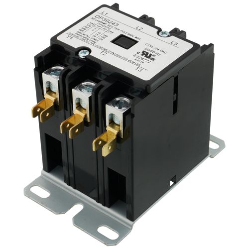 DP30243 - Supco DP30243 - 3 Pole Definite Purpose Contactor (30A, 24V)