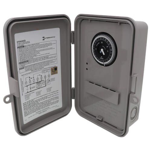 DTAV40Q - Intermatic DTAV40Q - Auto-Voltage Defrost Timer, 2 HP NEMA-3R ...