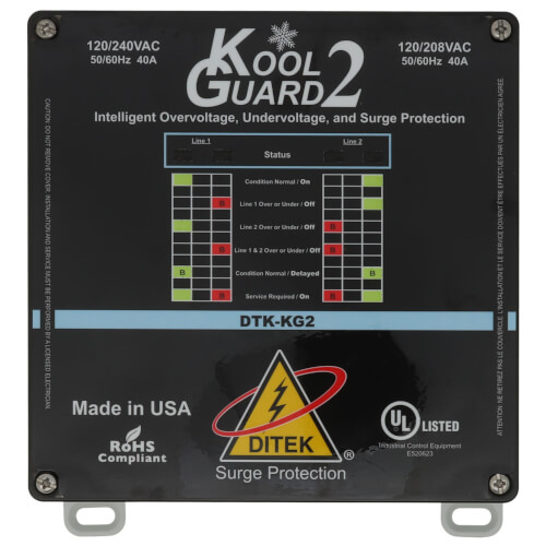 Ditek DTK-KG2 Kool Guard Intelligent Voltage Monitor - SupplyHouse.com