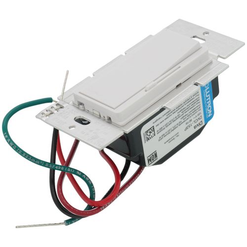 DVCL-153P-WH - Lutron DVCL-153P-WH - Diva LED+ Dimmer Switch, 150W LED, Single Pole/3-Way, No ...