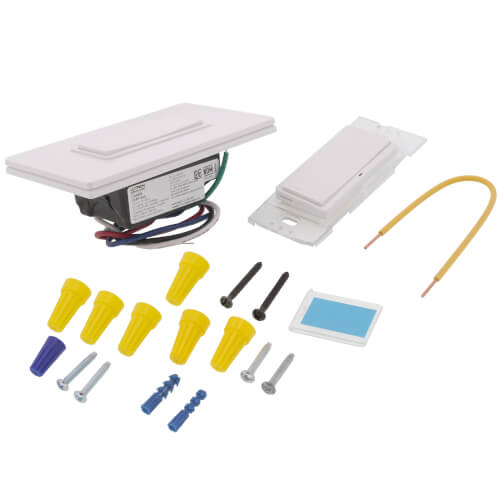 DVRF-PKG1S-WH - Lutron DVRF-PKG1S-WH - Claro Smart Rocker Switch 3-Way Kit w/ Pico Paddle Remote ...