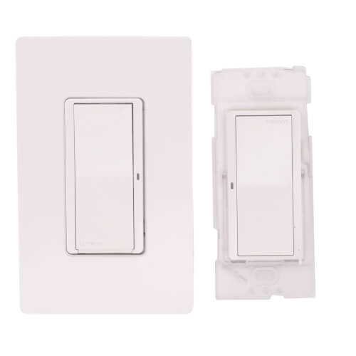 DVRF-PKG1S-WH - Lutron DVRF-PKG1S-WH - Claro Smart Switch 3-Way Kit with Pico Paddle Remote for ...