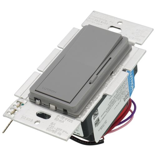 DVSTV-GR - Lutron DVSTV-GR - Diva 0-10V fluorescent/LED Paddle & Dimmer Switch, 1 Pole 3-Way 120 ...