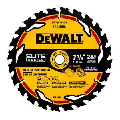 DWAW71424B10 - Dewalt DWAW71424B10 - Elite Series 7-1/4" 24T Circular ...