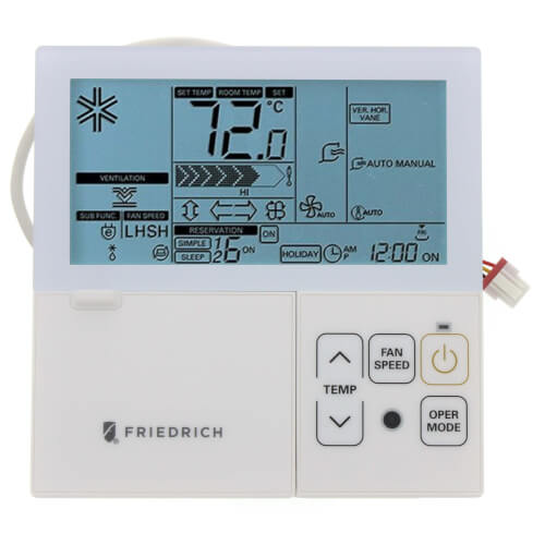 DWC2 - Friedrich DWC2 - Wall Mounted Wired Controller for J Series Models