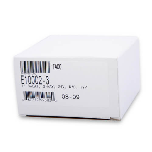 E100C2-1 - Taco E100C2-1 - 1" Motorized EBV Zone Valve (Sweat)