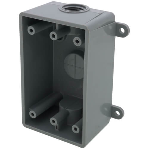 E381D-CAR - Carlon E381D-CAR - 1-Gang Non-Metallic Weatherproof T Box ...