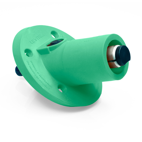 22R23-SG - Leviton 22R23-SG - 22 Series Panel Mount Receptacle, Male ...