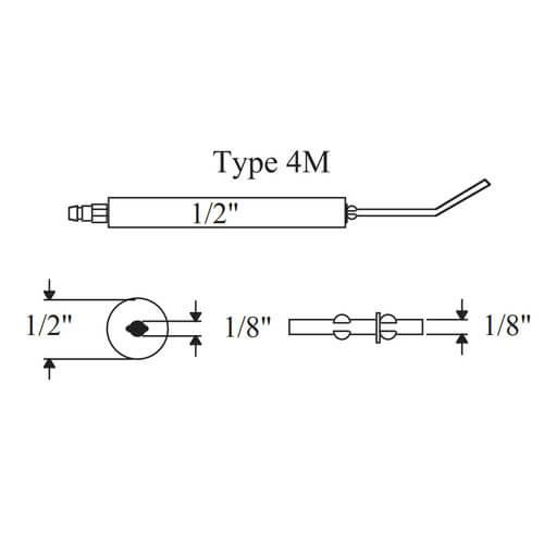 E5-4M4-2PK - Westwood Products E5-4M4-2PK - 4" Type 4M Electrode (2 Pack)
