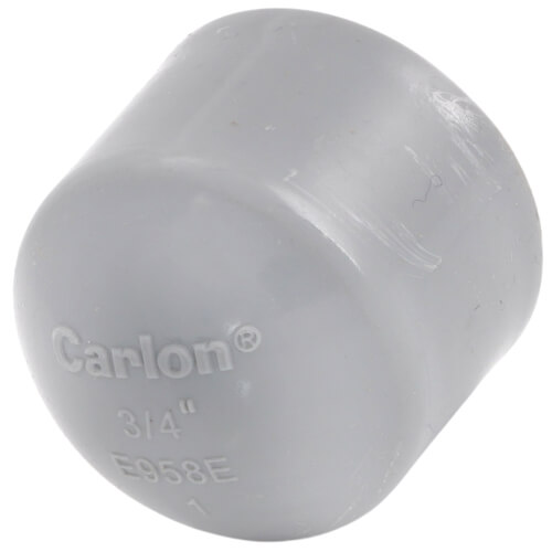 E958E - Carlon E958E - 3/4" Pipe Cap