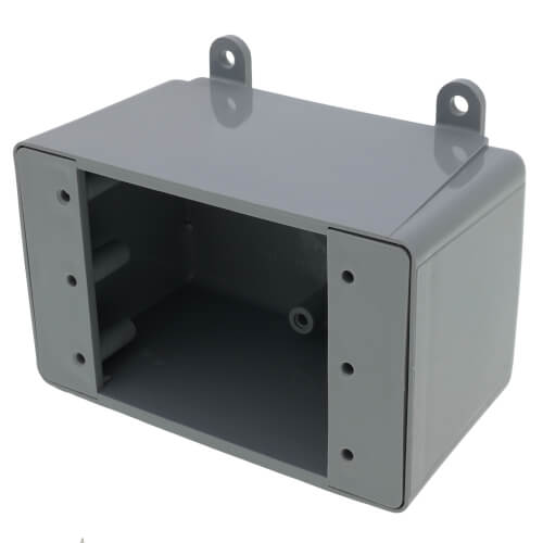 E9801 - Carlon E9801 - 1-Gang Hub Less FD Deep Weatherproof Box, 25 CU ...