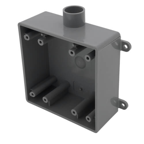 E9802D - Carlon E9802D - 2-Gang 1/2" 2FSE Square Weatherproof Box, 32 ...