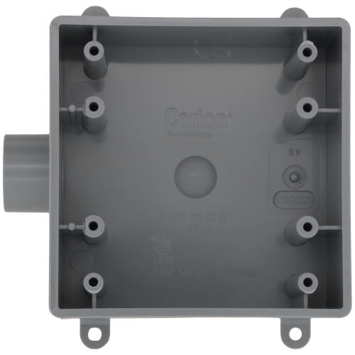 E9802D - Carlon E9802D - 2-Gang 1/2" 2FSE Square Weatherproof Box, 32 ...