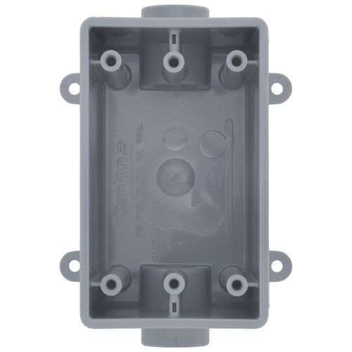 E9811DN - Carlon E9811DN - 1-Gang 1/2" FDC Weatherproof Box, 25 CU IN ...