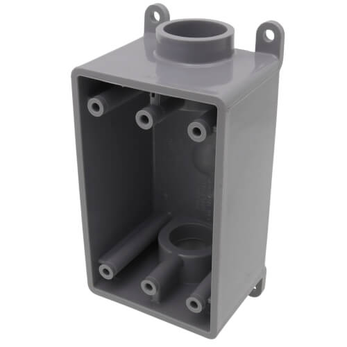 E981EFN - Carlon E981EFN - 1-Gang 3/4" FSC Weatherproof Box (Gray)