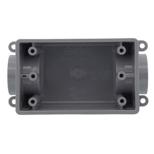 E981FFN - Carlon E981FFN - 1-Gang 1" FSC Weatherproof Box w/ 2 Hubs, 18 ...