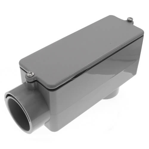 E986G - Carlon E986G - 1-1/4" LB PVC Conduit Body