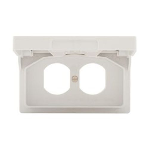 3962W-BU - Eaton 3962W-BU - Non-Metallic Duplex Receptacle Cover, Self ...