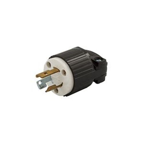 4770 - Eaton 4770 - Safety Grip Locking Plug, 15A, Commercial, 277V, Back Wiring, Black, White ...