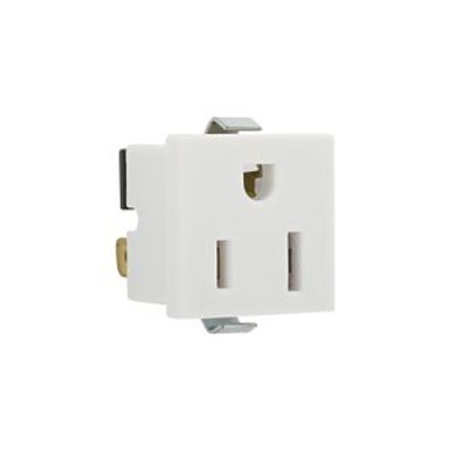 49-01W-BU - Eaton 49-01W-BU - Panel Mount/Snap-In Single Receptacle ...