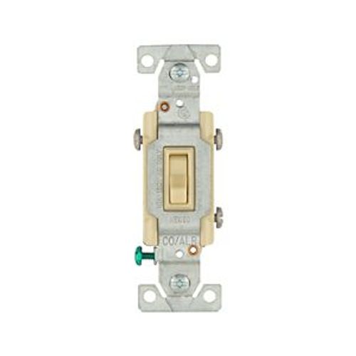 5223-7V-BU - Eaton 5223-7V-BU - Toggle Switch, 15A, Wall, 120V, Side ...