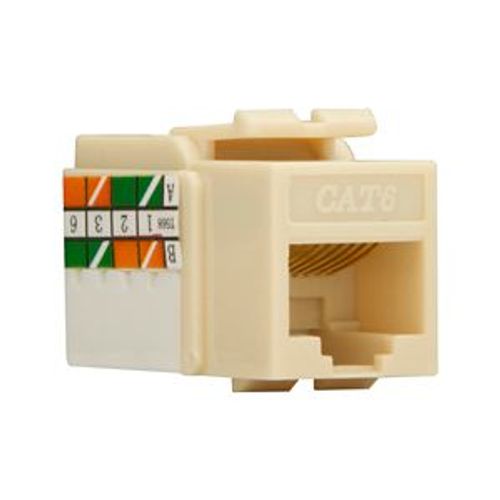 5546-6V - Eaton 5546-6V - Modular Data Jack, Ivory, 8-Position, 8 ...