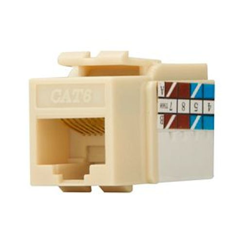 5546-6V - Eaton 5546-6V - Modular Data Jack, Ivory, 8-Position, 8 ...
