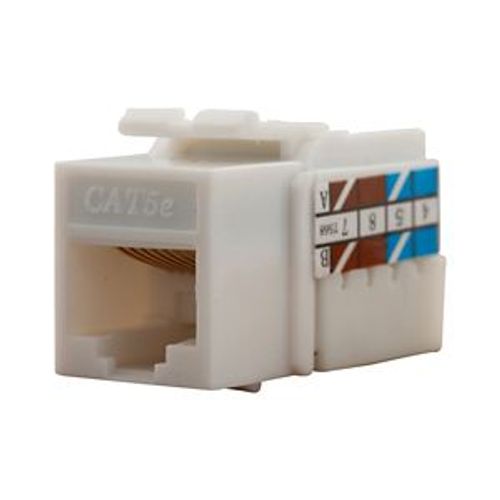 5547-5EW - Eaton 5547-5EW - Modular Data Jack, White, 8-Position, 8 ...