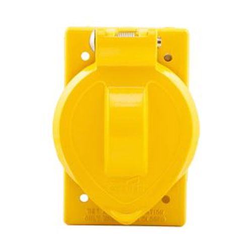7420CR - Eaton 7420CR - Single Receptacle Cover, Self-Closing, 1.38-1. ...