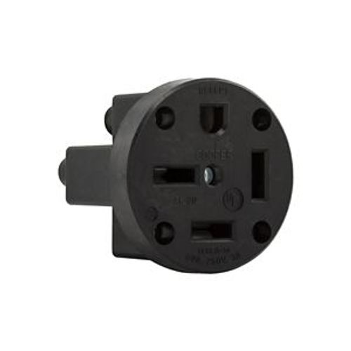 8450P - Eaton 8450P - Receptacle, #14 To 10Awg 50A, Panel, 250V, Black ...