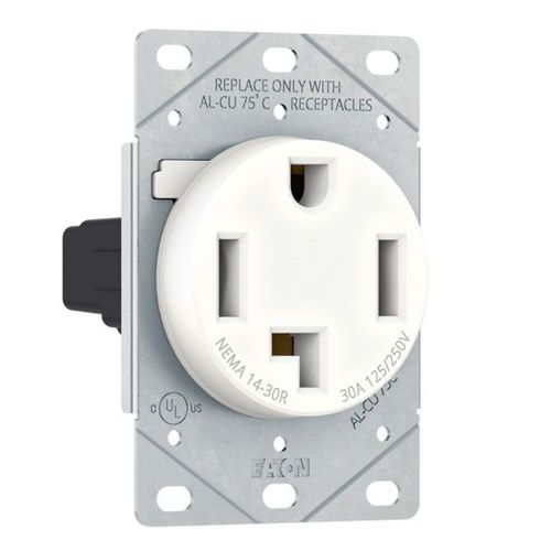 AH1257W-F - Eaton AH1257W-F - Receptacle Single Flush 30A 125/250V 3P4W ...