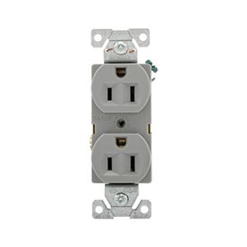 EZ5262SCGY - Eaton EZ5262SCGY - Ezlink Modular Duplex Receptacle, 15 A ...