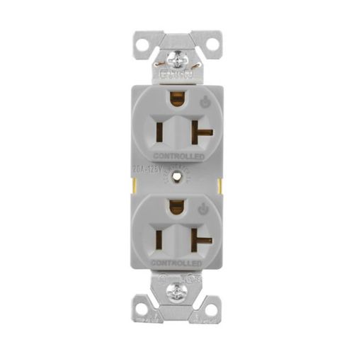 EZ5362CDGY - Eaton EZ5362CDGY - Ezlink Modular Duplex Receptacle, 20 A ...
