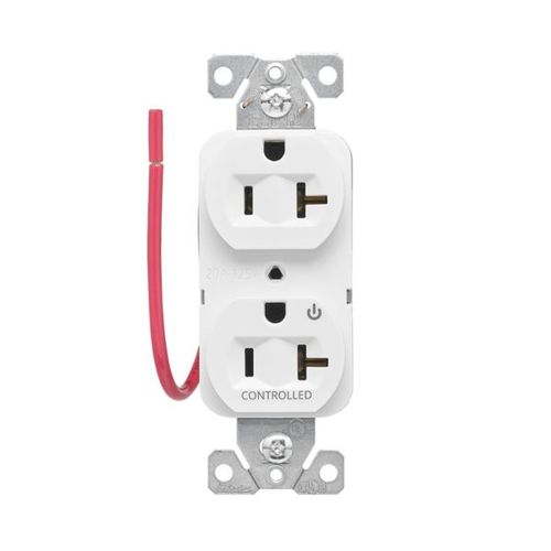 EZ5362CHW - Eaton EZ5362CHW - Ezlink Modular Duplex Receptacle, 20 A ...
