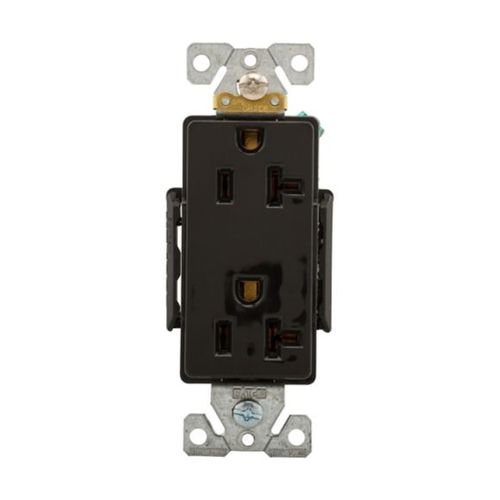 EZ6362BK - Eaton EZ6362BK - Ezlink Modular Decorator Receptacle, 20 A ...