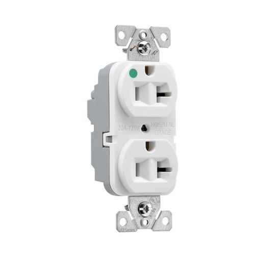 EZ8300W - Eaton EZ8300W - Ezlink Modular Duplex Hg Receptacle, 20 A ...