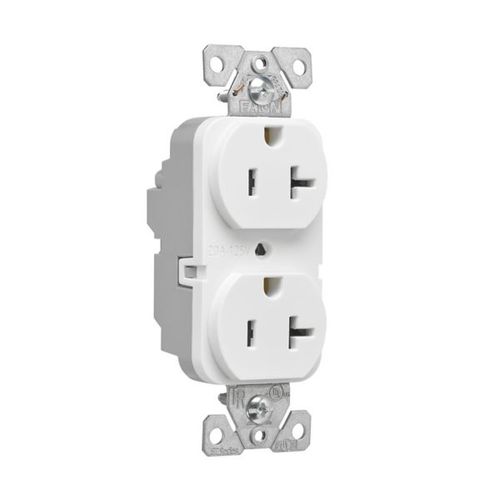 EZTR5362W - Eaton EZTR5362W - Ezlink Modular Duplex Receptacle, 20 A ...